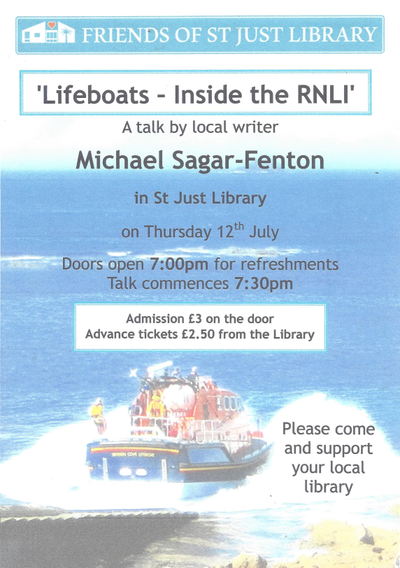 Friends of St Just Library Previous News Updates